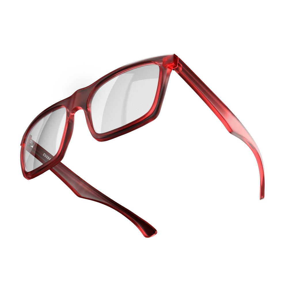 Sanibel Red Matte RX Clear Lenses – Dink Eyewear